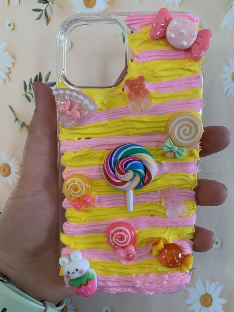 Candyland Kawaii Decoden Phone Case IOS / Samsung Military Grade Shock ...