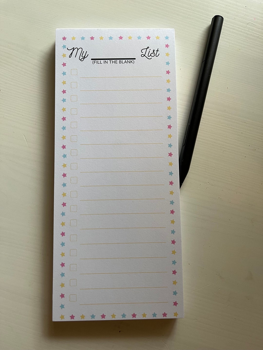 My (fill in the Blank) List - Etsy