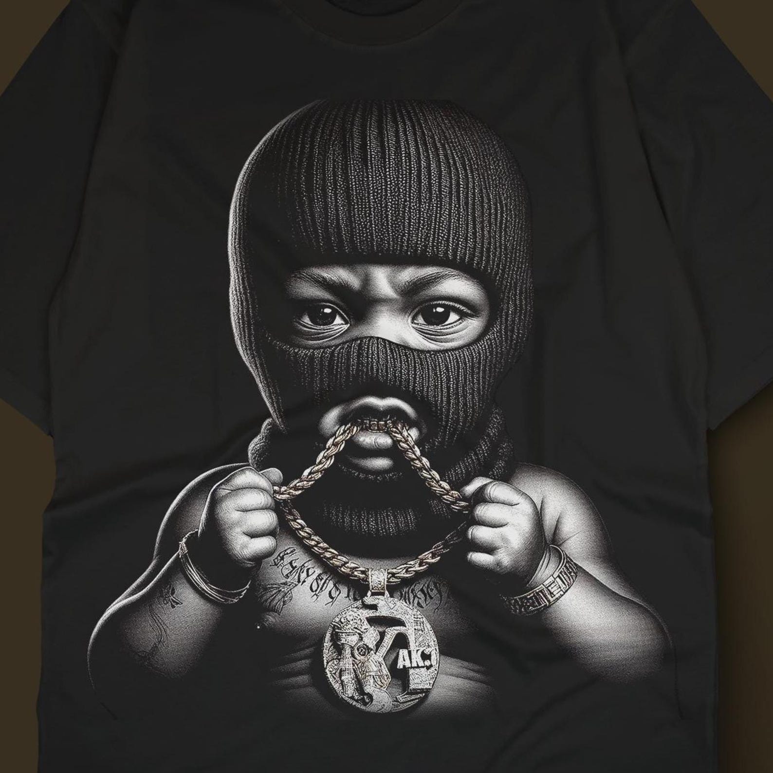 Urban Halftone Baby Gangsta PNG, DTF File (digital Download) - Etsy
