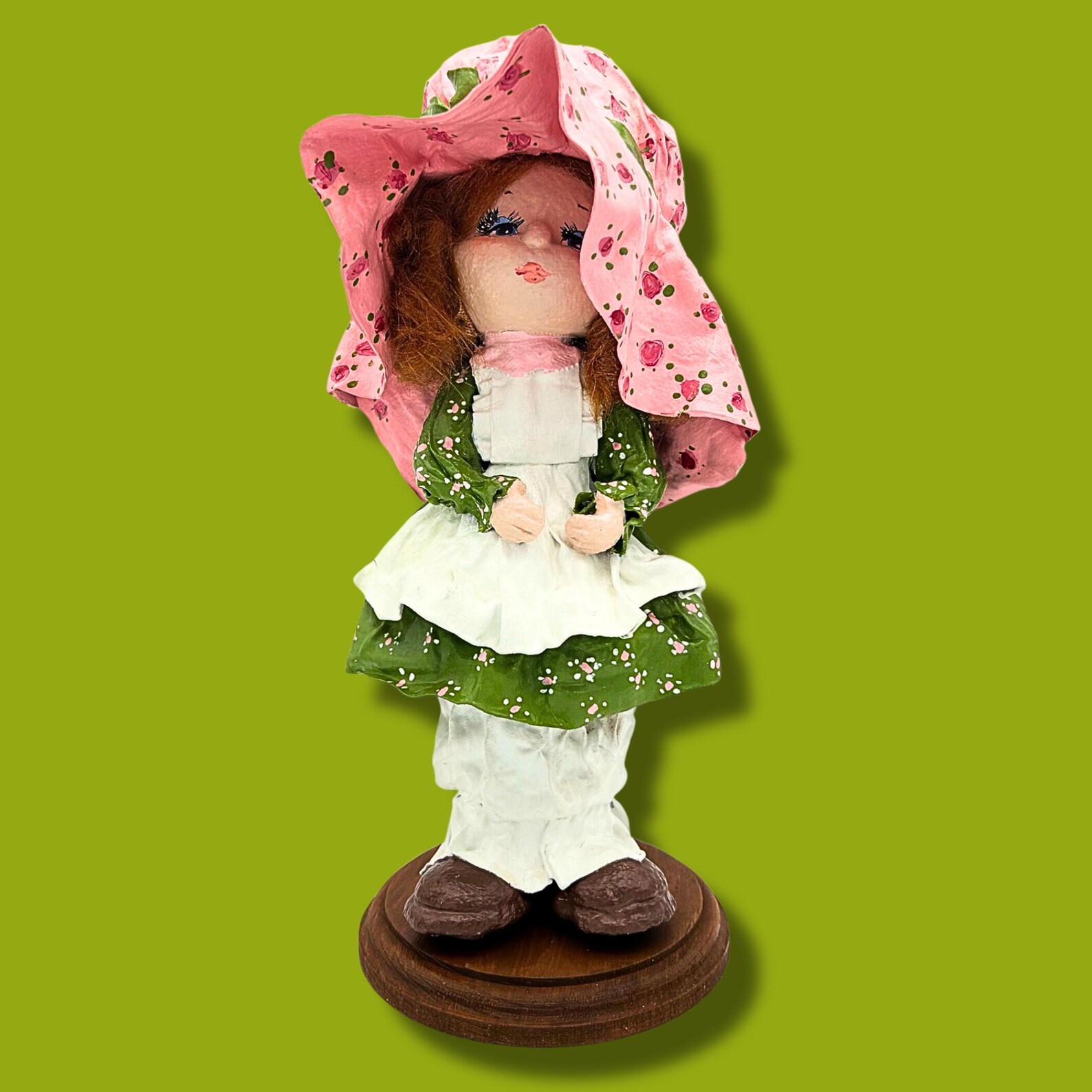 Vintage 1970s Dip N' Drip Paper Mache' Doll - Etsy
