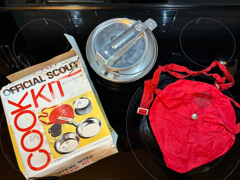 Vintage Aluminum Official Scout Cook Kit new and Complete, Box as Is - Etsy