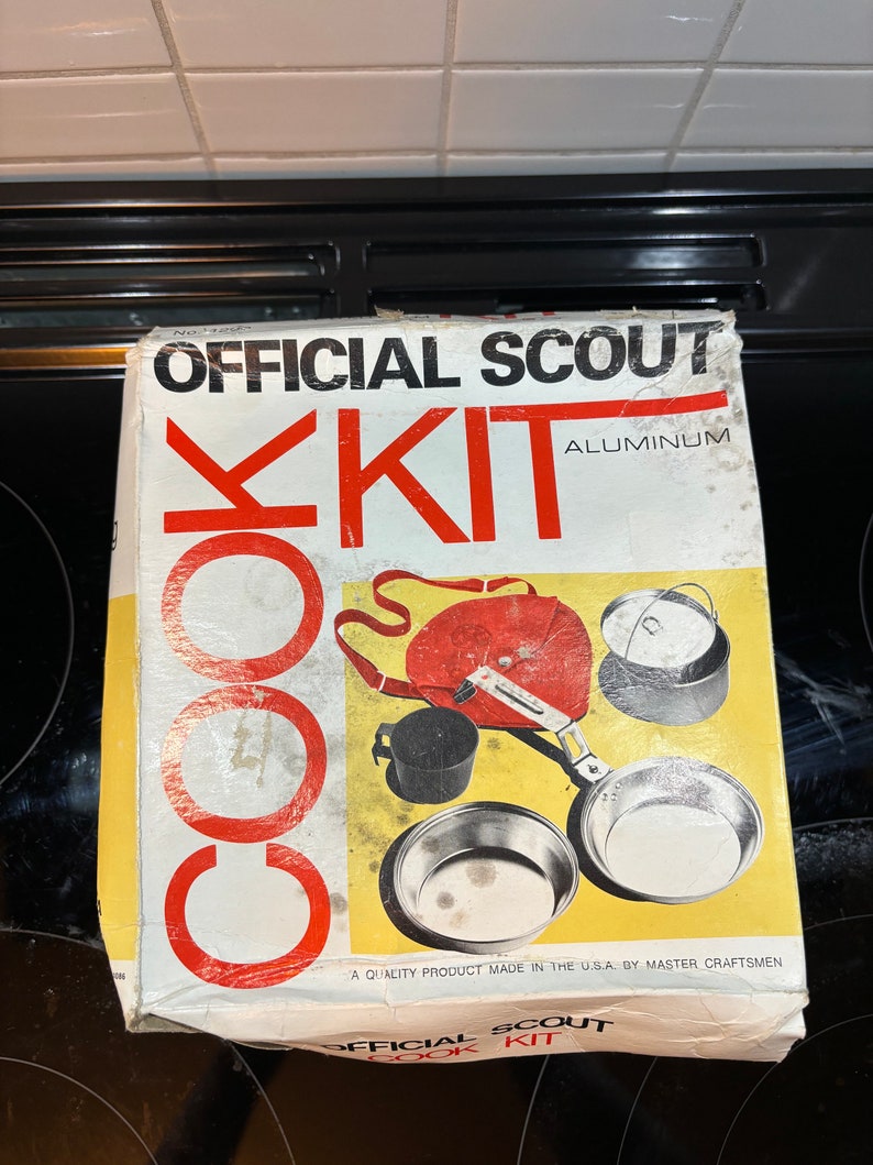 Vintage Aluminum Official Scout Cook Kit new and Complete, Box as Is - Etsy