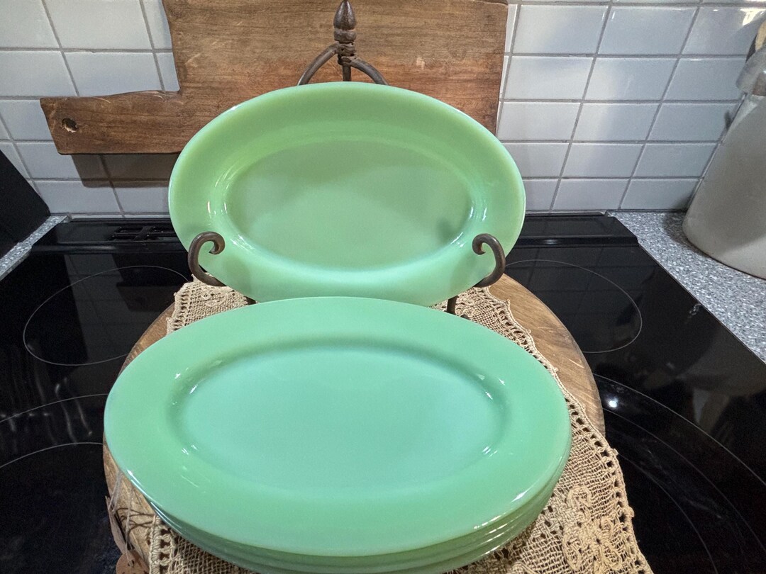 Rare 6.5 Jadite Fire King Plate - Etsy