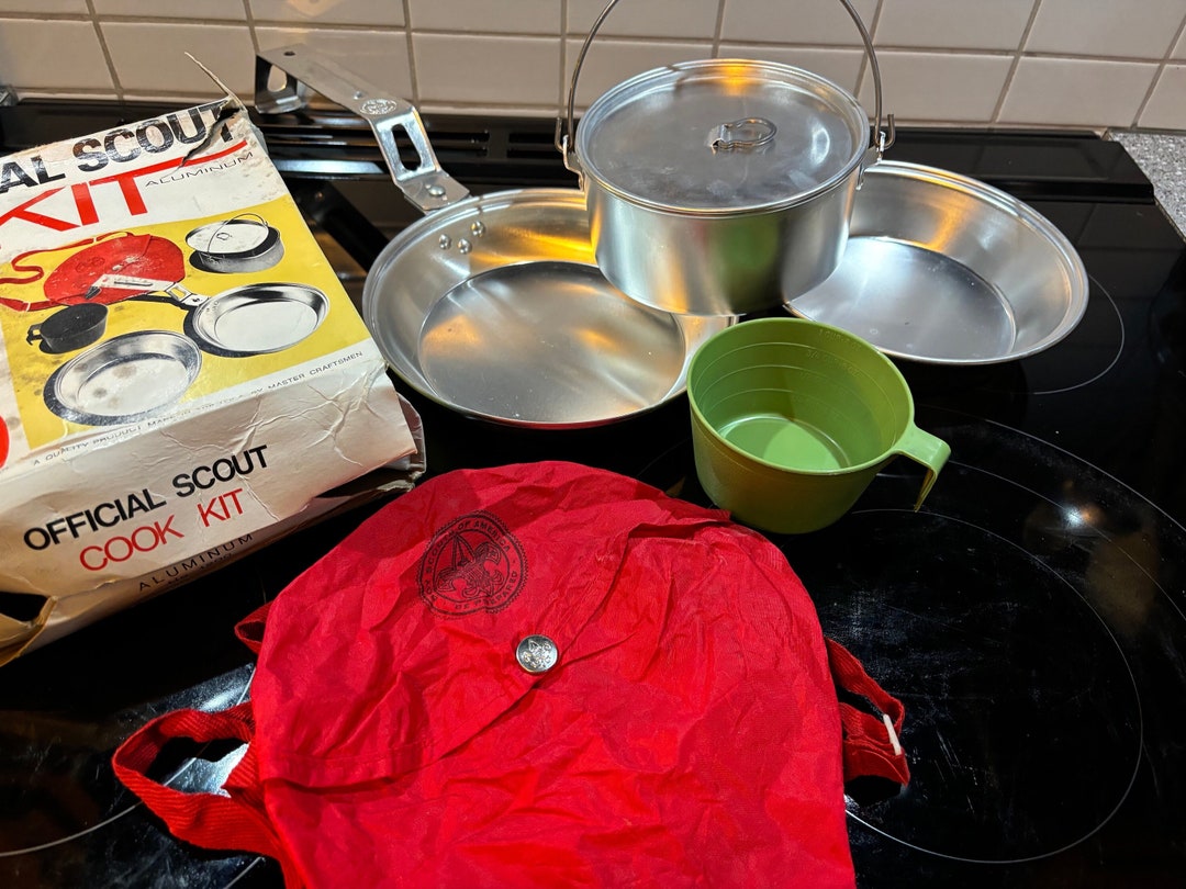 Vintage Aluminum Official Scout Cook Kit new and Complete, Box as Is - Etsy