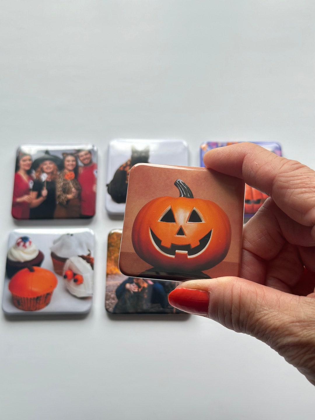 Halloween Souvenir Magnet, Personalized Halloween Picture Fridge ...
