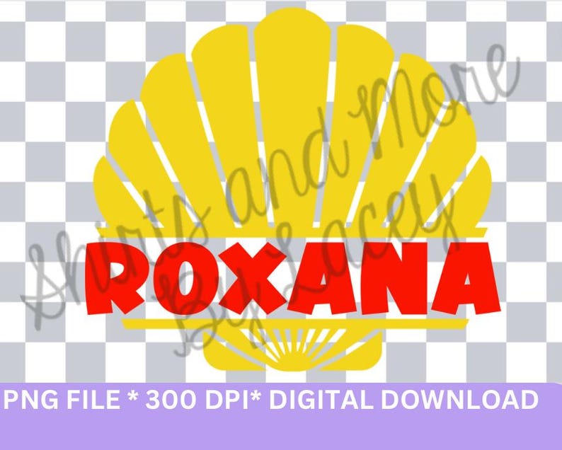 Roxana Shells PNG, Shell PNG, High School, Cricut Cut File, Red Yellow ...
