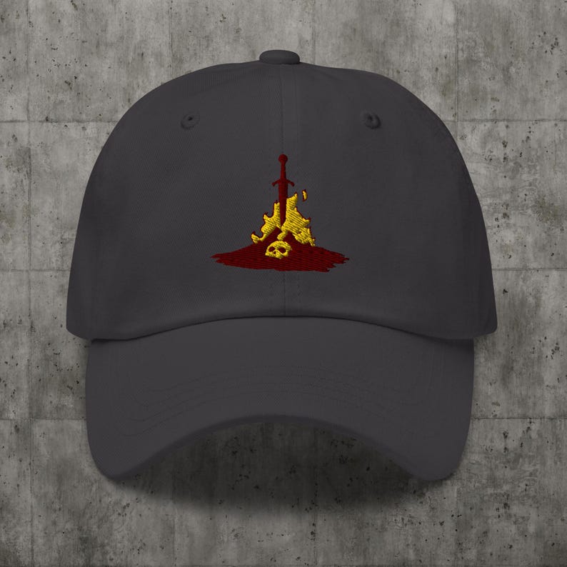 Bonfire Dark Souls Hat: Embroidered Gamer Dad Hat - Etsy