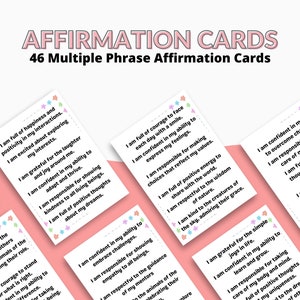 300+ Positive Affirmations for Kids | Printable Flashcards | Gift for ...