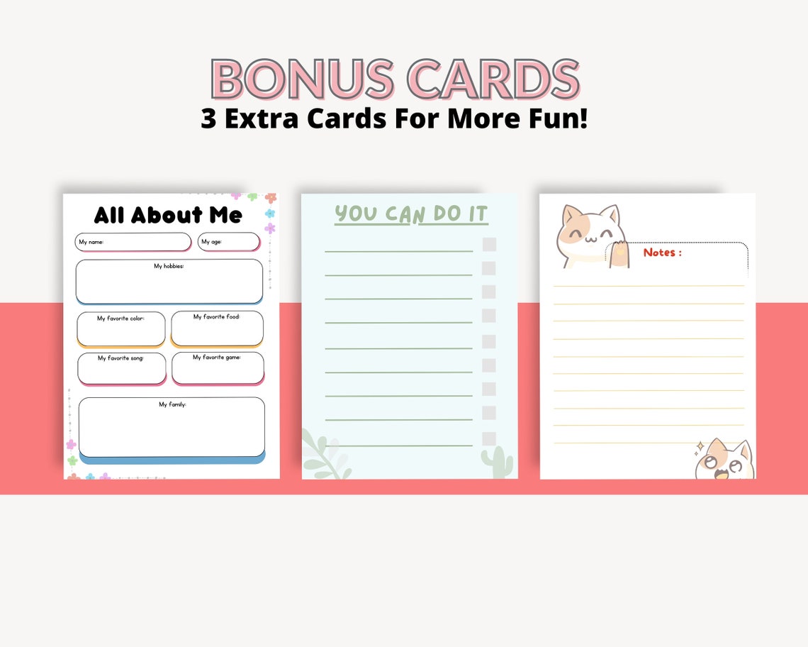 300 Positive Affirmations for Kids Printable Flashcards Gift for Kids ...