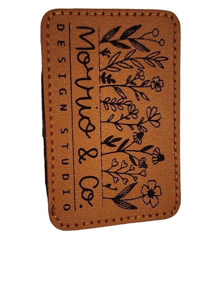 Leather Patches, Custom Leather Patch, Engraved Leather Patch, Iron on ...