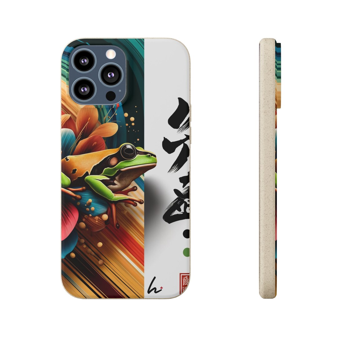 Japanese Cute Frog Biodegradable Phone Case Gift Packaging Iphone ...