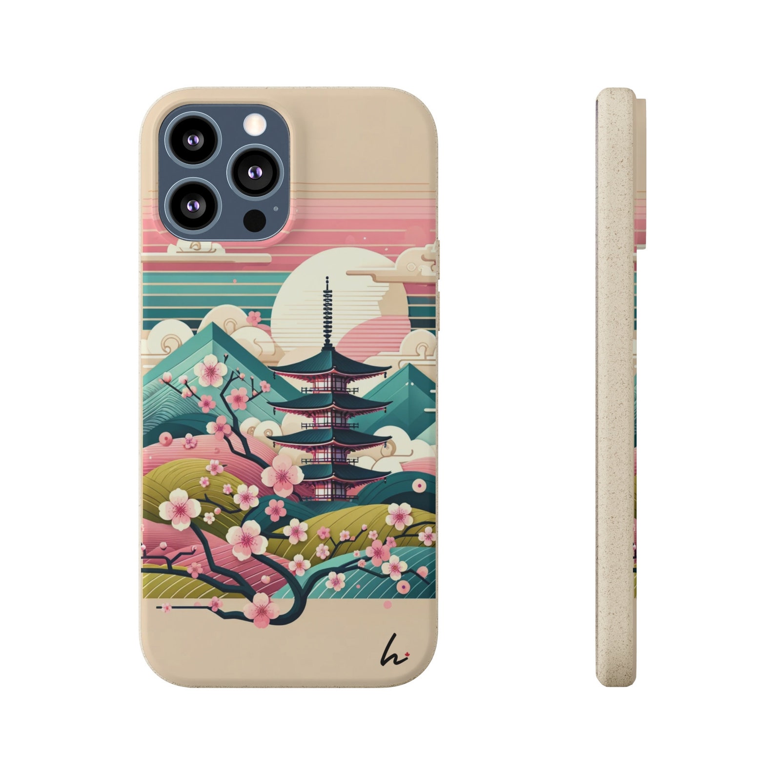 Japanese Cute Pagoda Biodegradable Phone Case Gift Packaging Iphone ...