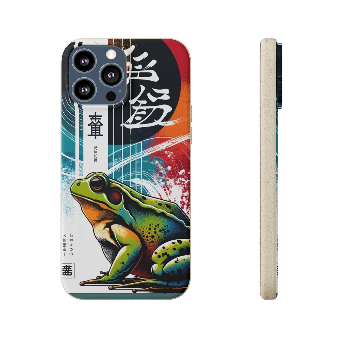 Japanese Cute Frog Biodegradable Phone Case Gift Packaging Iphone ...