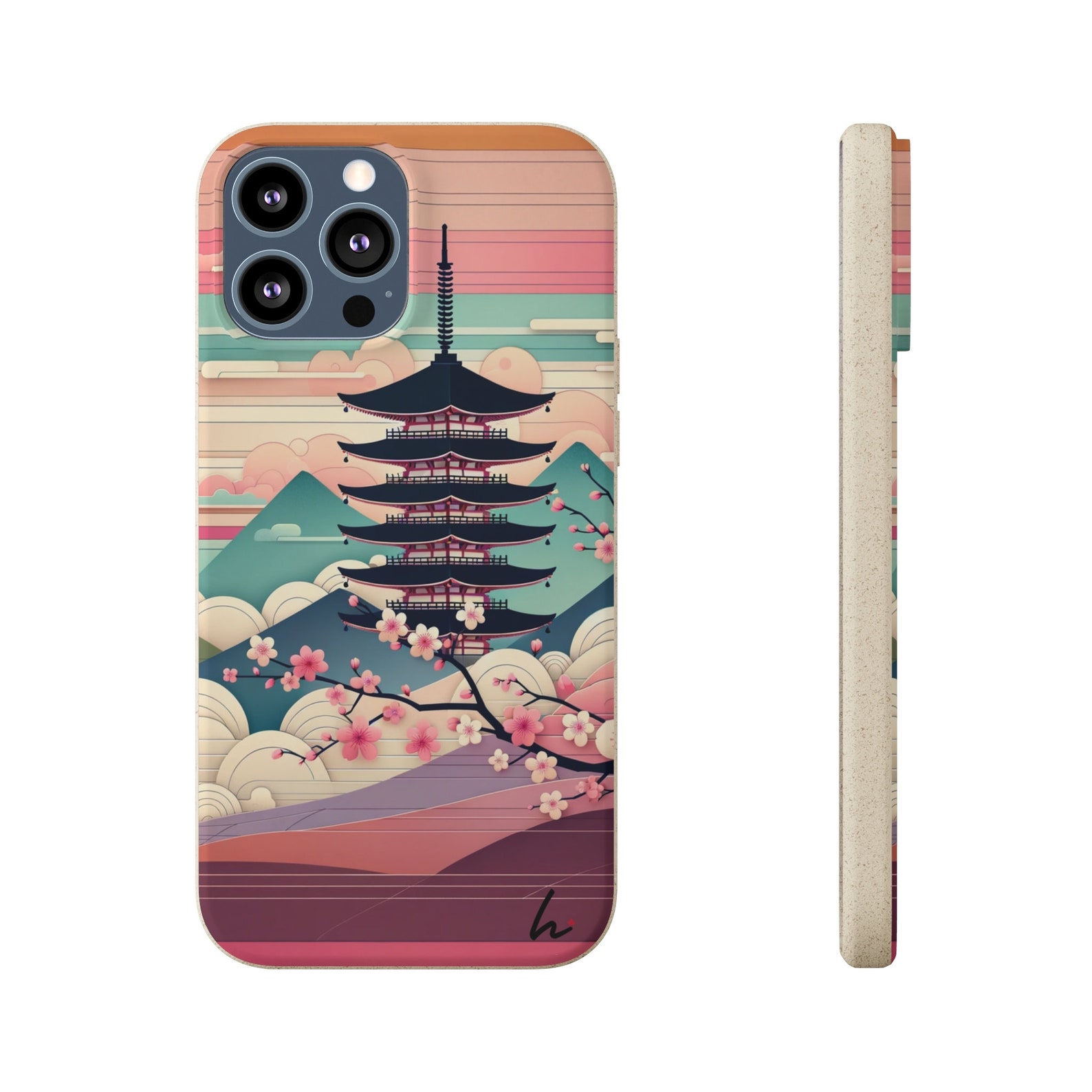 Japanese Cute Pagoda Biodegradable Phone Case Gift Packaging Iphone ...