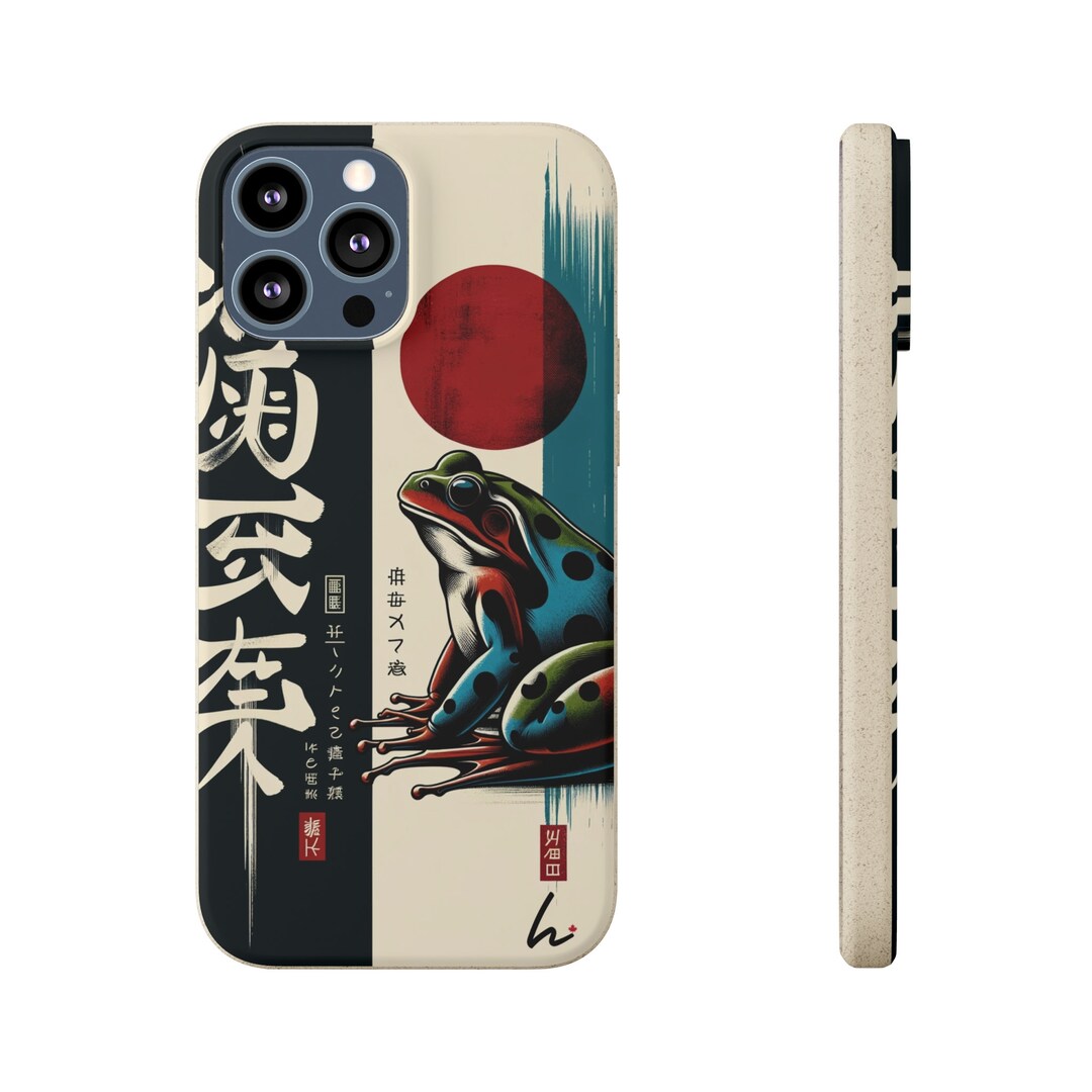 Cool Modern Japanese Frog Design Eco-friendly Biodegradable Wireless ...