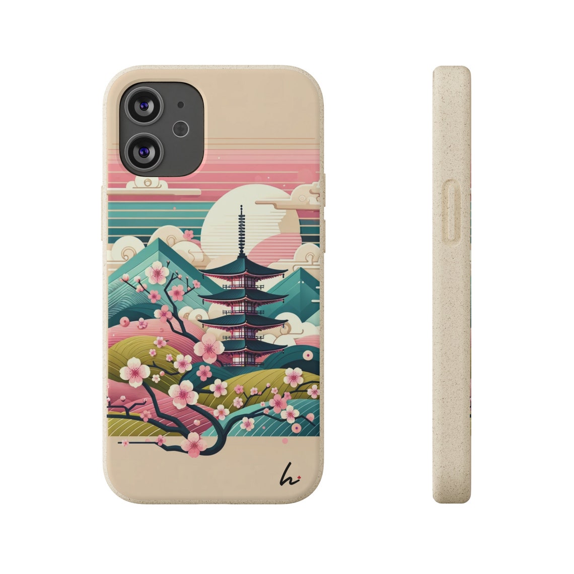 Japanese Cute Pagoda Biodegradable Phone Case Gift Packaging Iphone ...