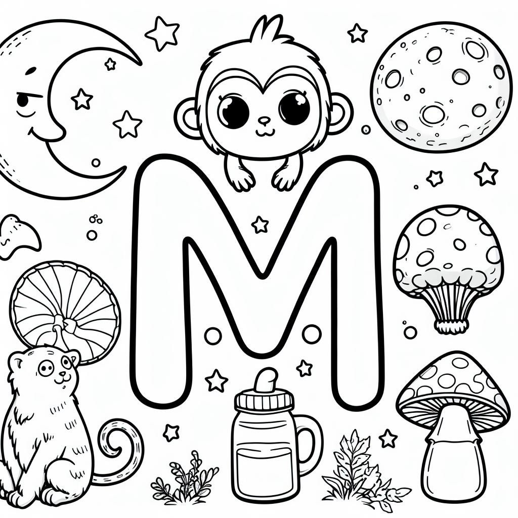ABC Coloring Book 3, 26 Pages to Color - Etsy