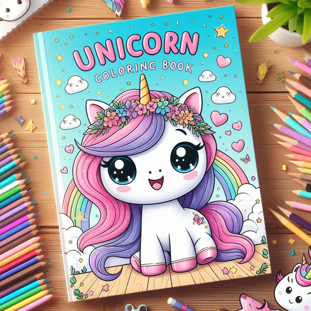 Welcome to the “unicorns Coloring Book”! 150 Pages of Coloing - Etsy