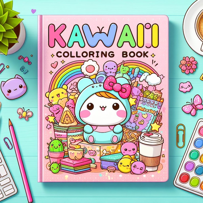Welcome to the “kawaii Coloring Book”! 172 Pages of Coloring - Etsy