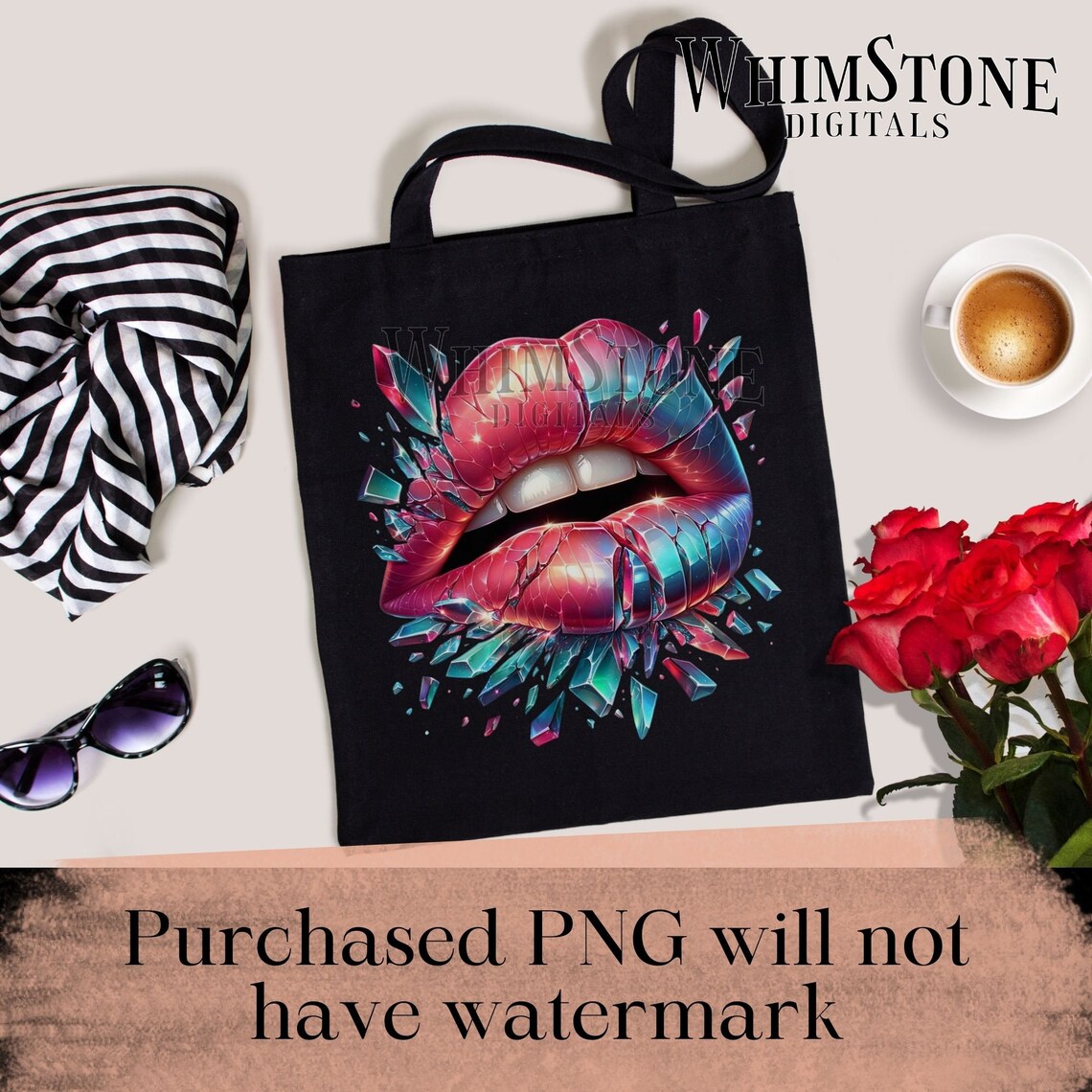 Shattered Lips PNG Kiss Lips Dtf Design Lips Clipart Broken Lips ...