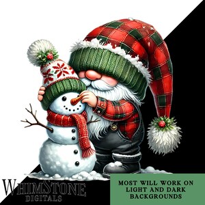 Christmas Gnomes Clipart Bundle, Winter Gnomes PNG Bundle, Cute Gnome ...