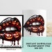 Spooky Lips PNG, Lips Dtf Design, Jack O Lantern Lips Clipart, Kiss ...