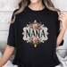 Vintage Floral Nana PNG Nana DTF Nana Flower Sublimation Vintage Flowers Png Nana Clipart Nana ...