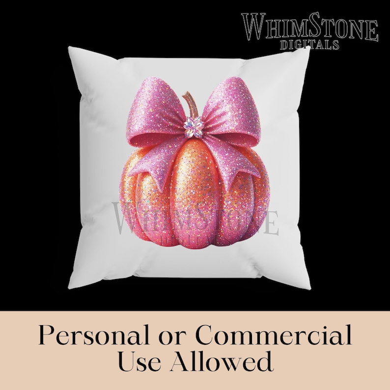 Glittery Pink Pumpkin PNG, Bedazzled Pumpkin Clipart Coquette Pumpkin ...