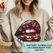 Spooky Lips PNG, Lips Dtf Design, Jack O Lantern Lips Clipart, Kiss ...