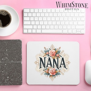 Vintage Floral Nana PNG Nana DTF Nana Flower Sublimation Vintage Flowers Png Nana Clipart Nana ...