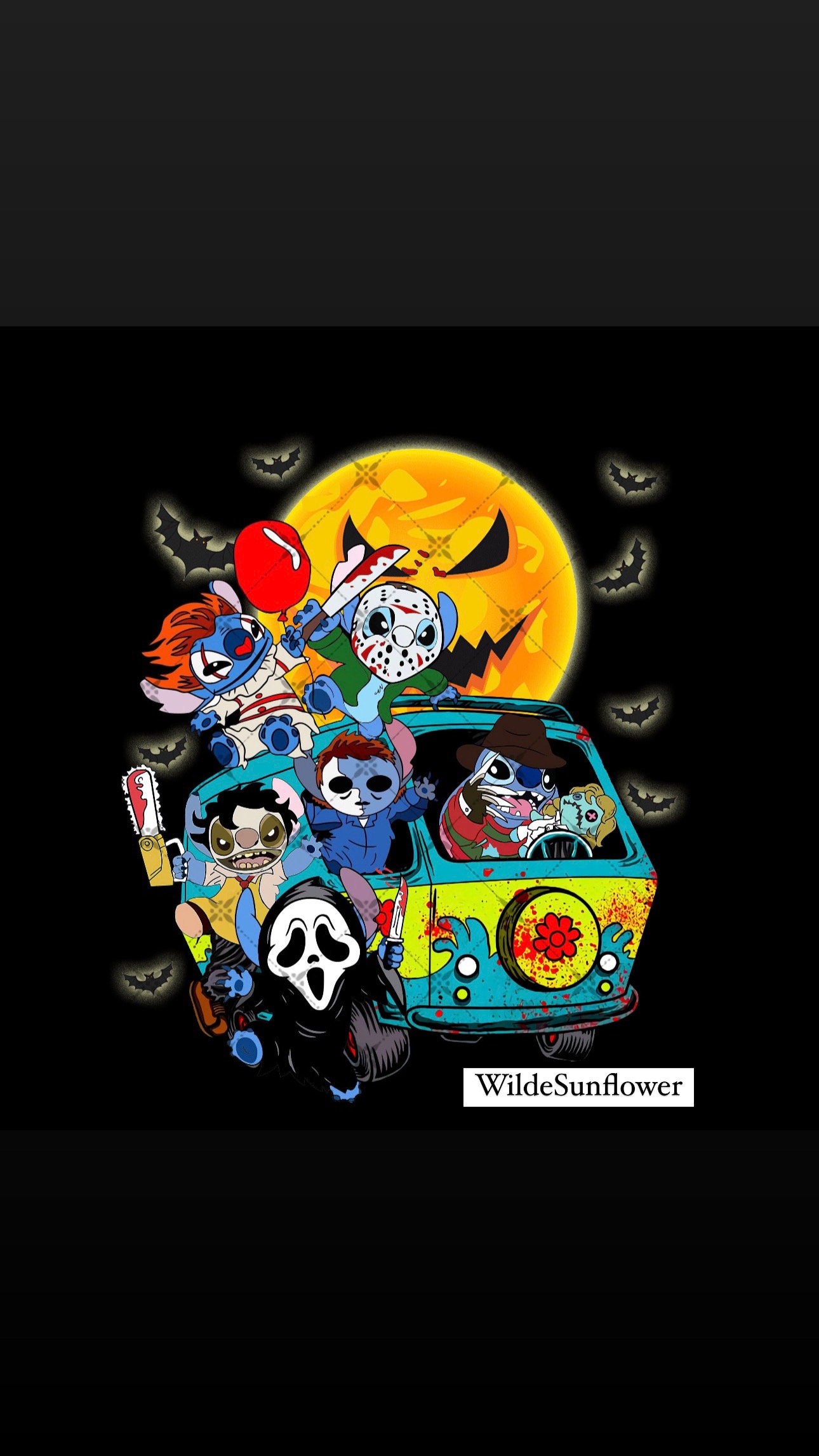 Stitch Horror Movie Character Png Digital Download - Etsy