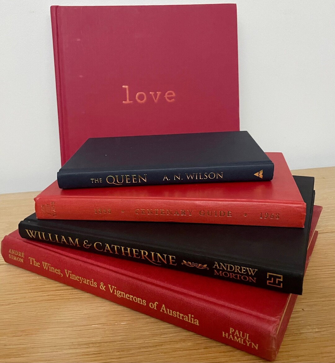 Romantic Aesthetic Royal Book Bundle Large Coffee Table Books Red Queen ...