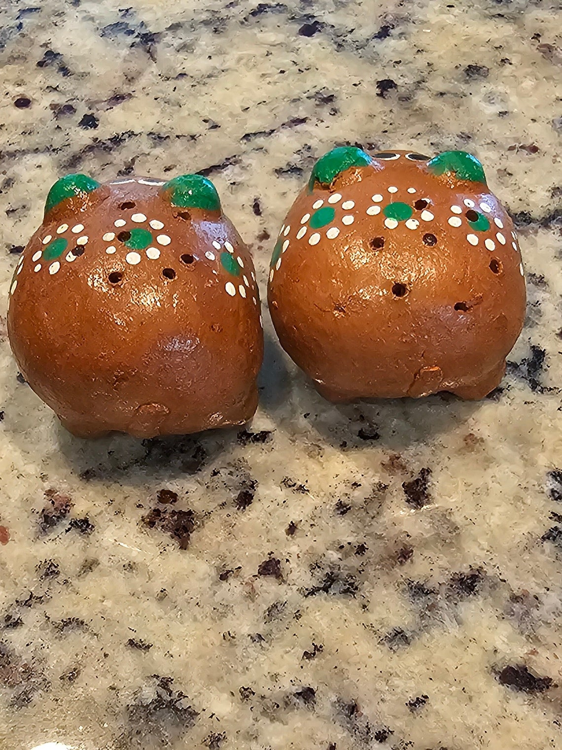 Clay Salt Shaker Set Piggy Salt Shakers Mexican Salt Shakers - Etsy