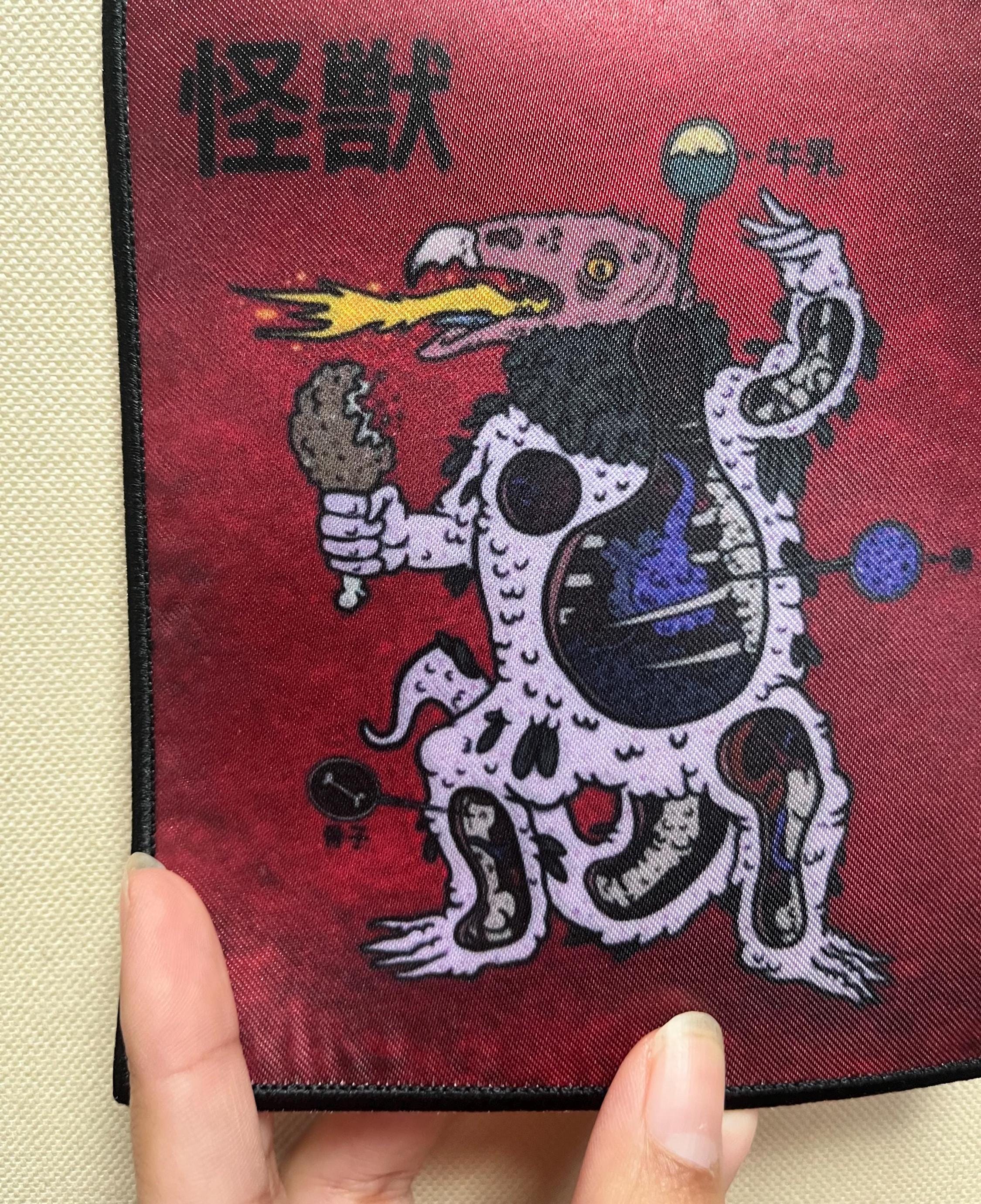 KAIJU Vulture Anatomy Patch, Iron on Patch, Kaiju, Retro, Kaiju Poster ...