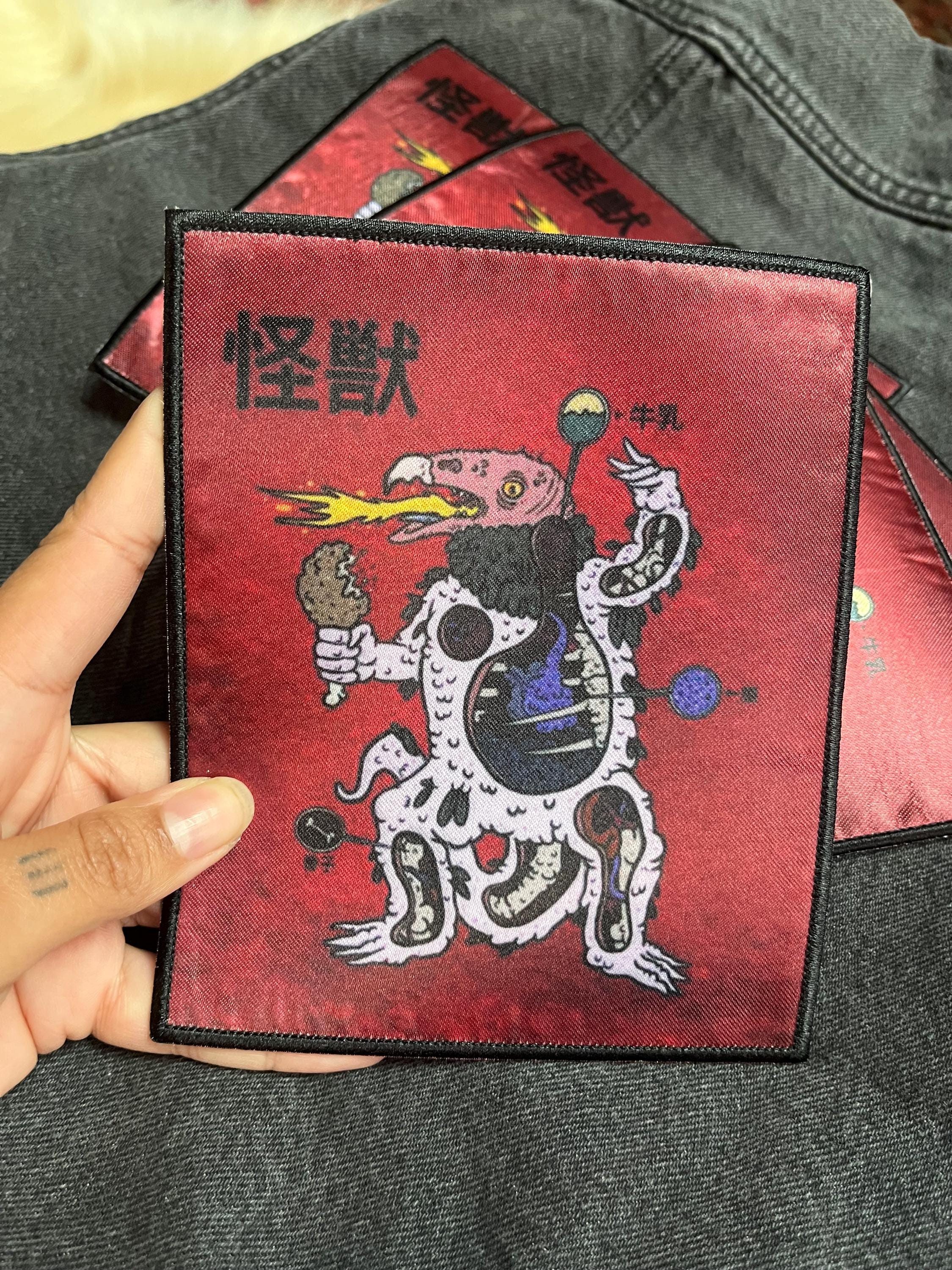 KAIJU Vulture Anatomy Patch, Iron on Patch, Kaiju, Retro, Kaiju Poster ...