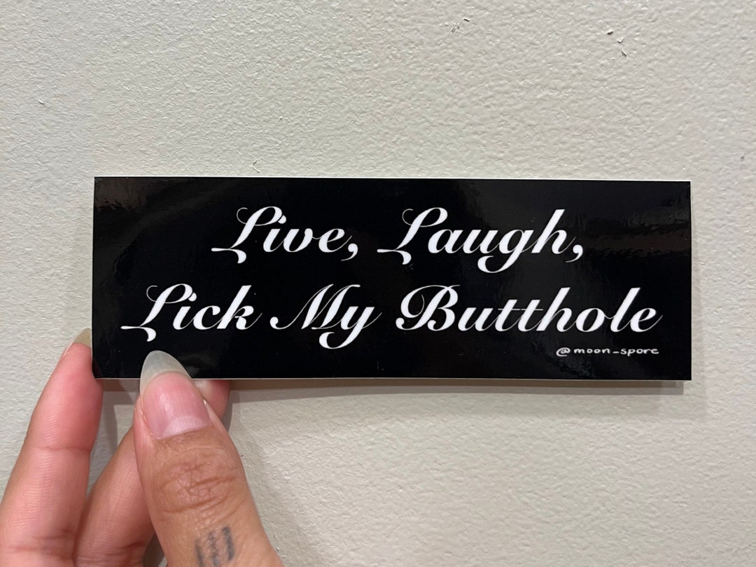 Live Laugh Lick Stickers, Vinyl Stickers, Waterproof, Water Bottle ...