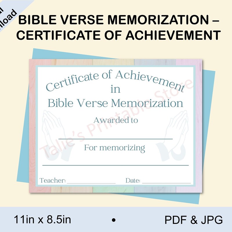 Bible Awards - Etsy