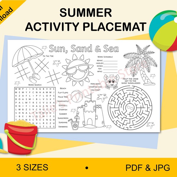 Summer Placemats - Etsy