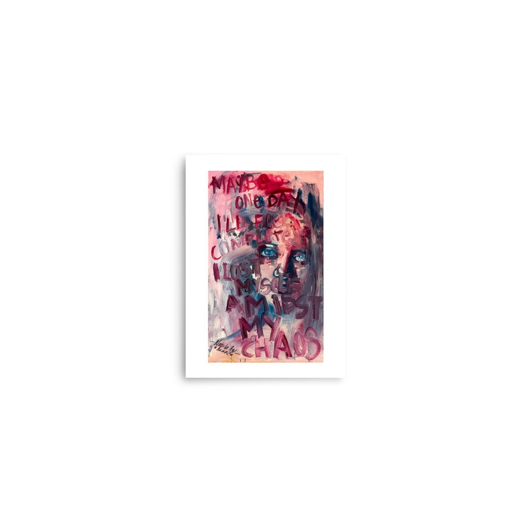 Maybe One Day I'll Feel Complete Poster Print - Etsy