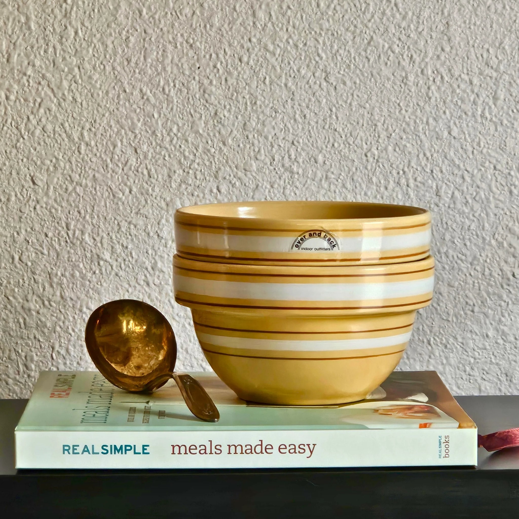 Over and Back Yellow Ware Bowls - Etsy