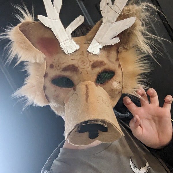 Therian Deer Mask - Etsy