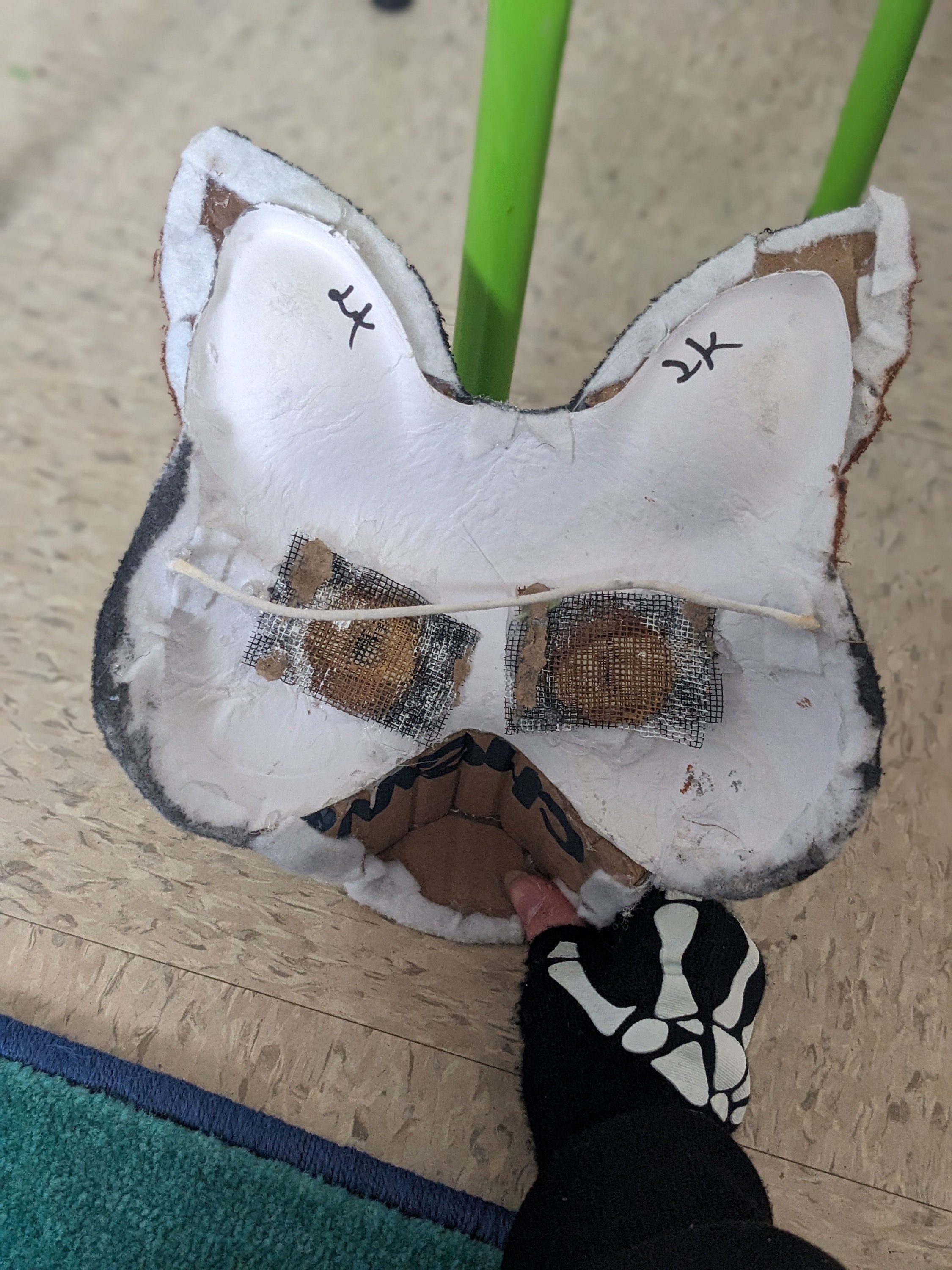 Sea Wolf Mask- -hazel and Gold Mesh Eyes - Hand Painted - Ready to Find ...