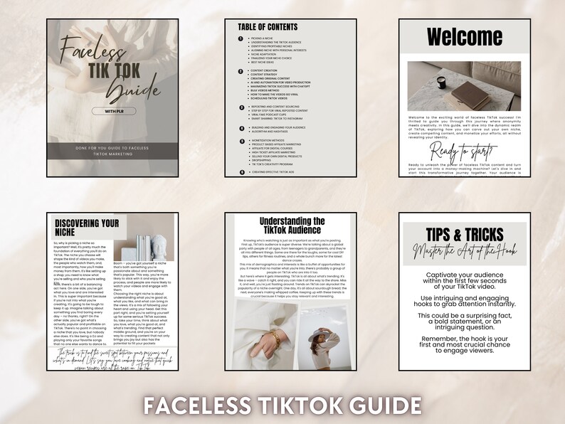 The Ultimate Faceless Marketing Blueprint Bundle 8 Guides Make