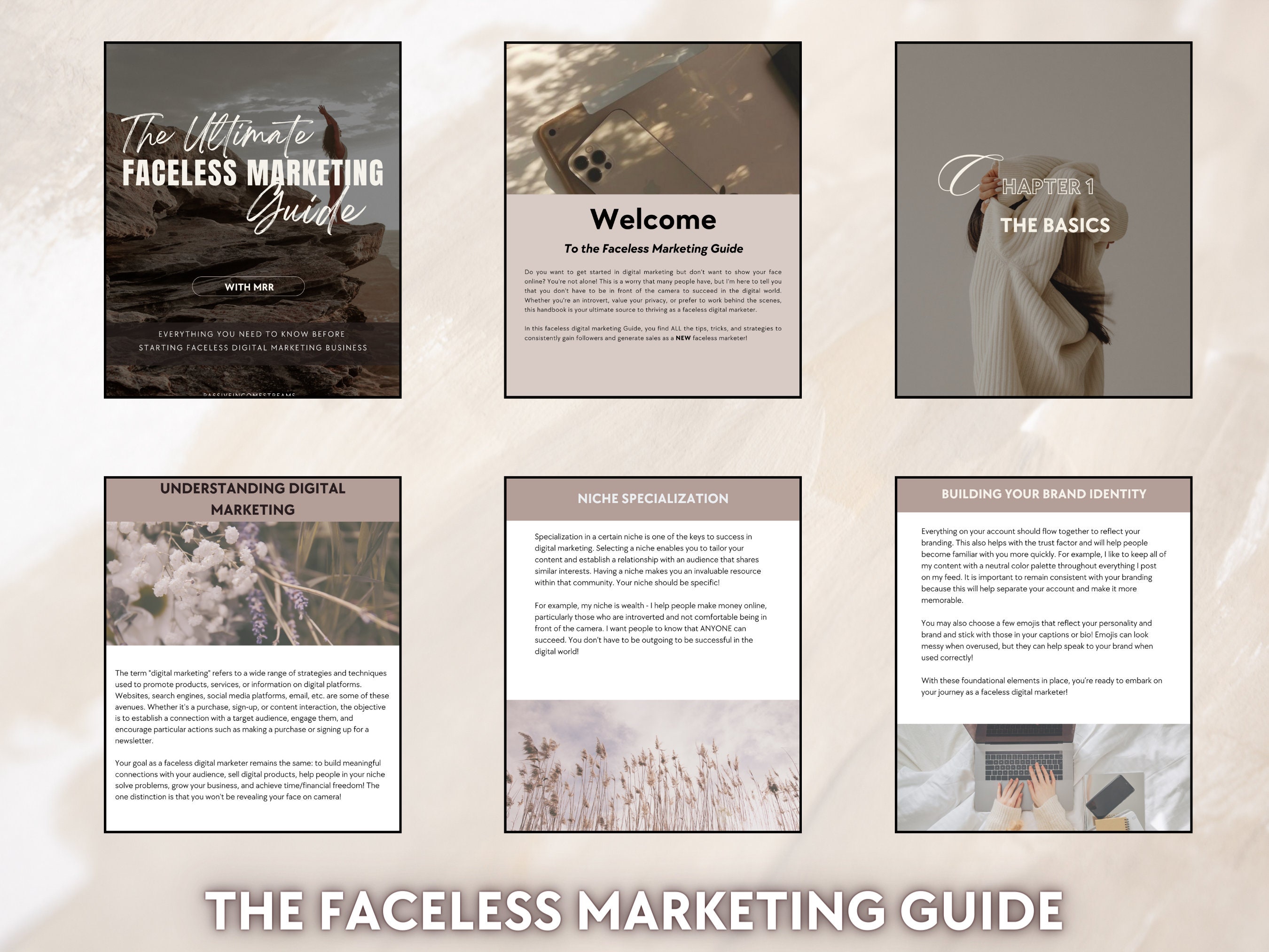 The Ultimate Faceless Marketing Blueprint Bundle 8 Guides Make