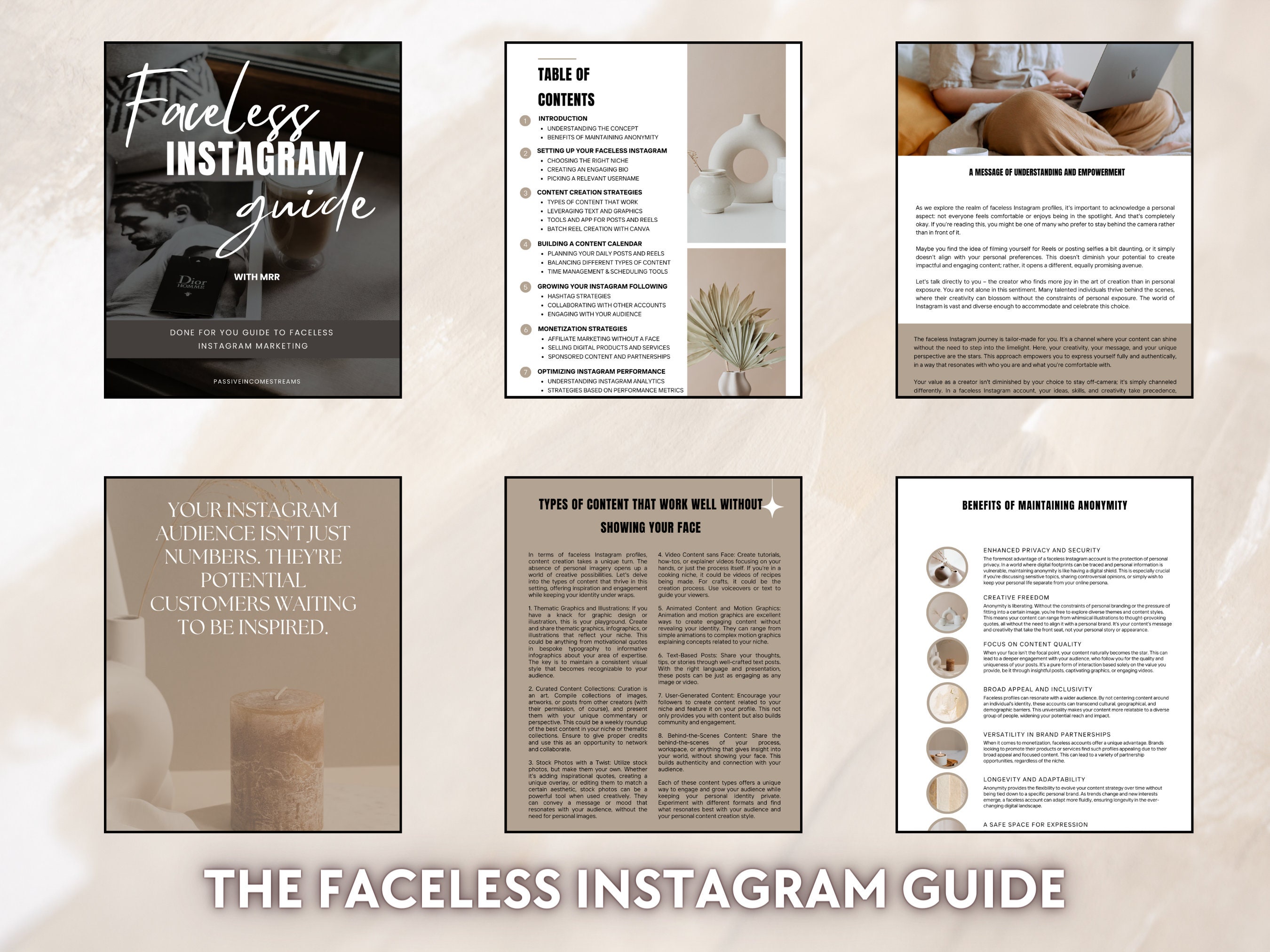 The Ultimate Faceless Marketing Blueprint Bundle 8 Guides Make