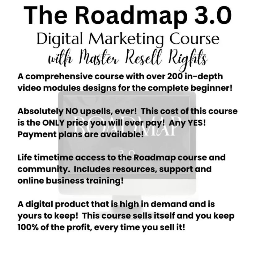 The Roadmap 3.0 the Ultimate Roadmap to Riches Digital Marketing Course ...