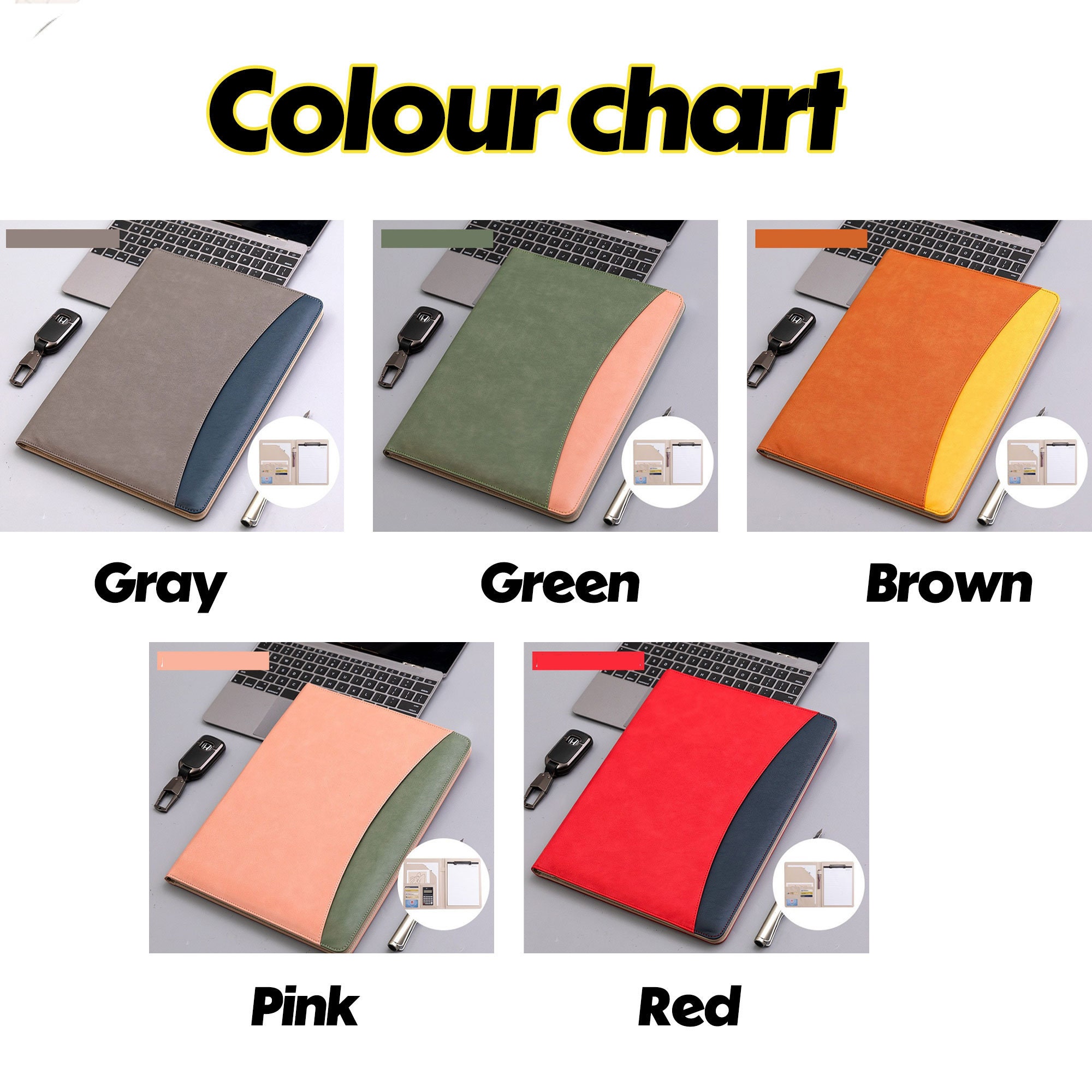 Personalized Leather Portfolio, A4 Portfolio for Men, Custom Portfolio ...