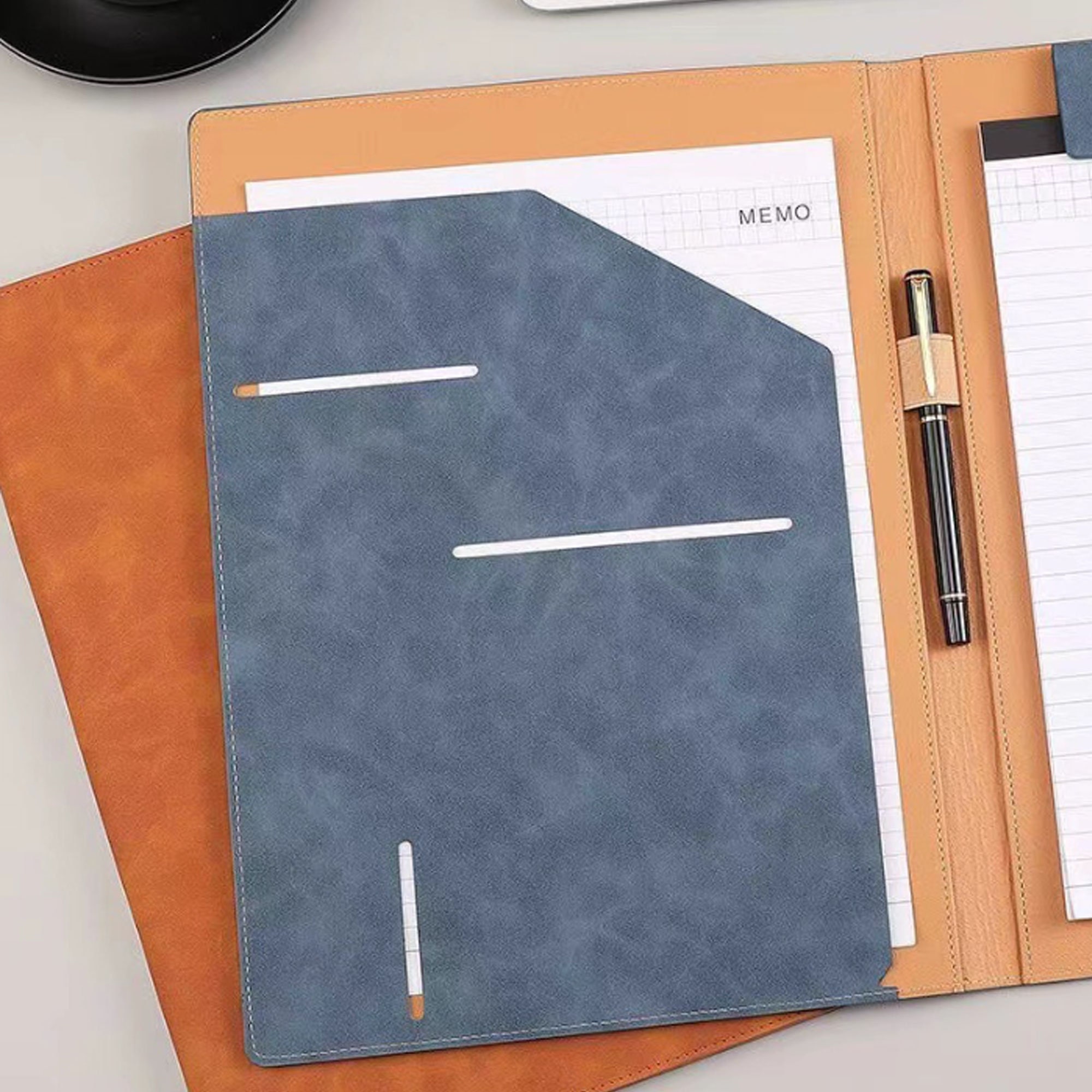 Personalized Leather Portfolio, Custom Portfolio With Zipper, Custom ...