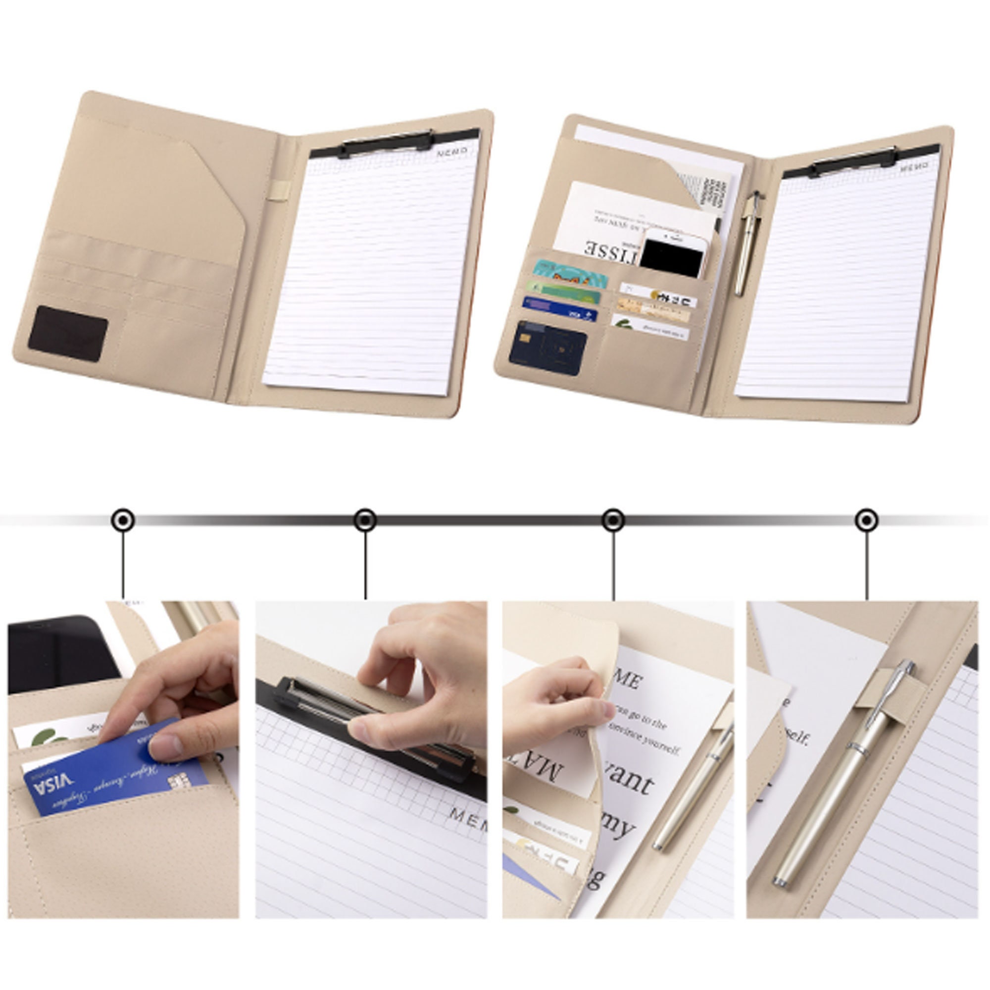 Personalized Leather Portfolio, A4 Portfolio for Men, Custom Portfolio ...