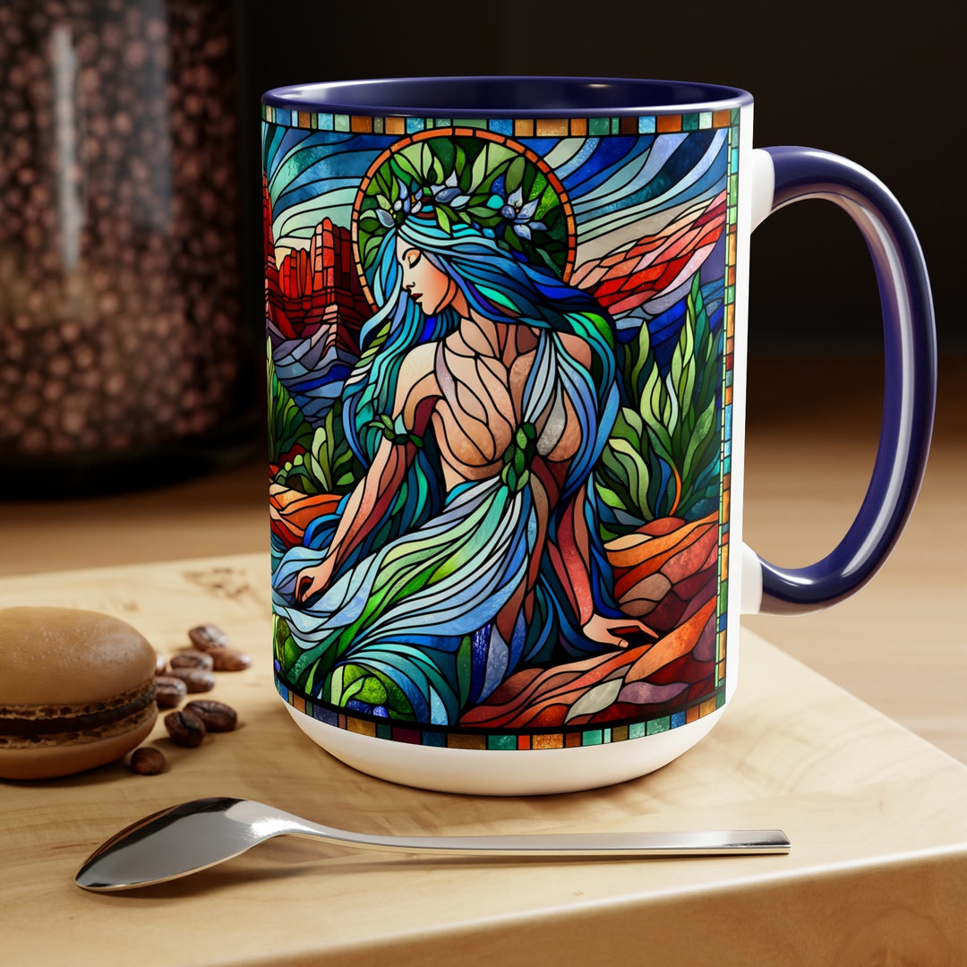 Arizona Red Rock Water Goddess Art, Mystical Landscape Decor, Spiritual ...